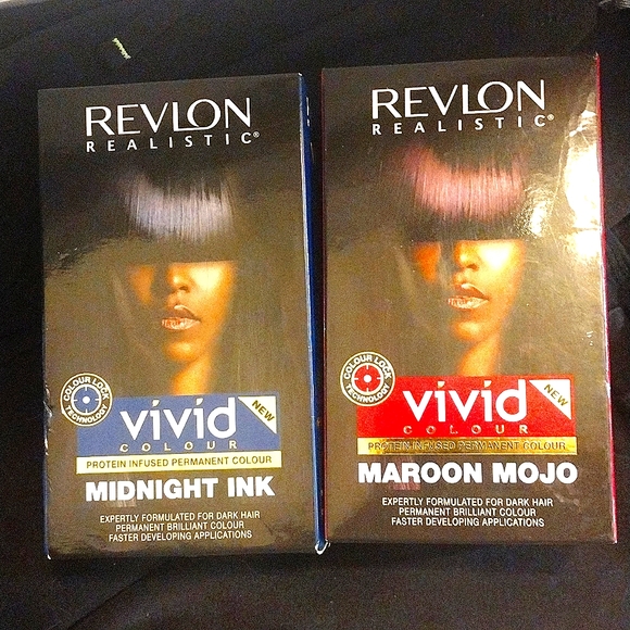 Revlon | Hair | 525nwt Maroon Mojo And Midnight Ink Permanent Hair ...